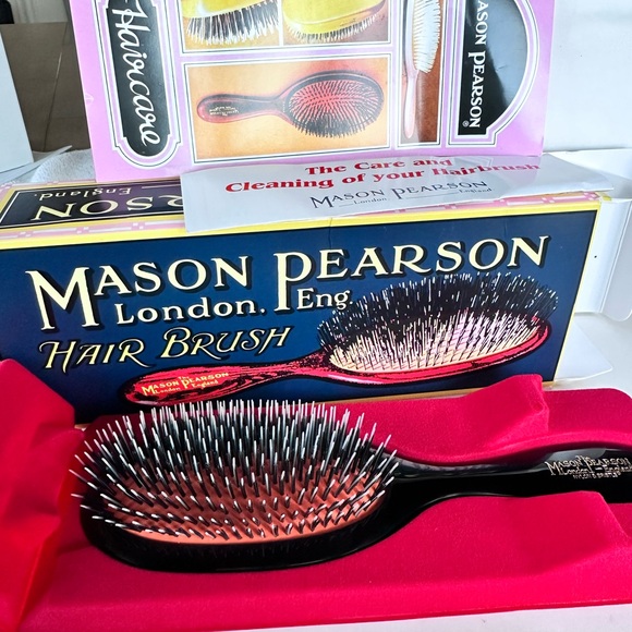 Accessories | Mason Pearson Hair Brush Bn3 Dark Ruby Handy Bristle ...